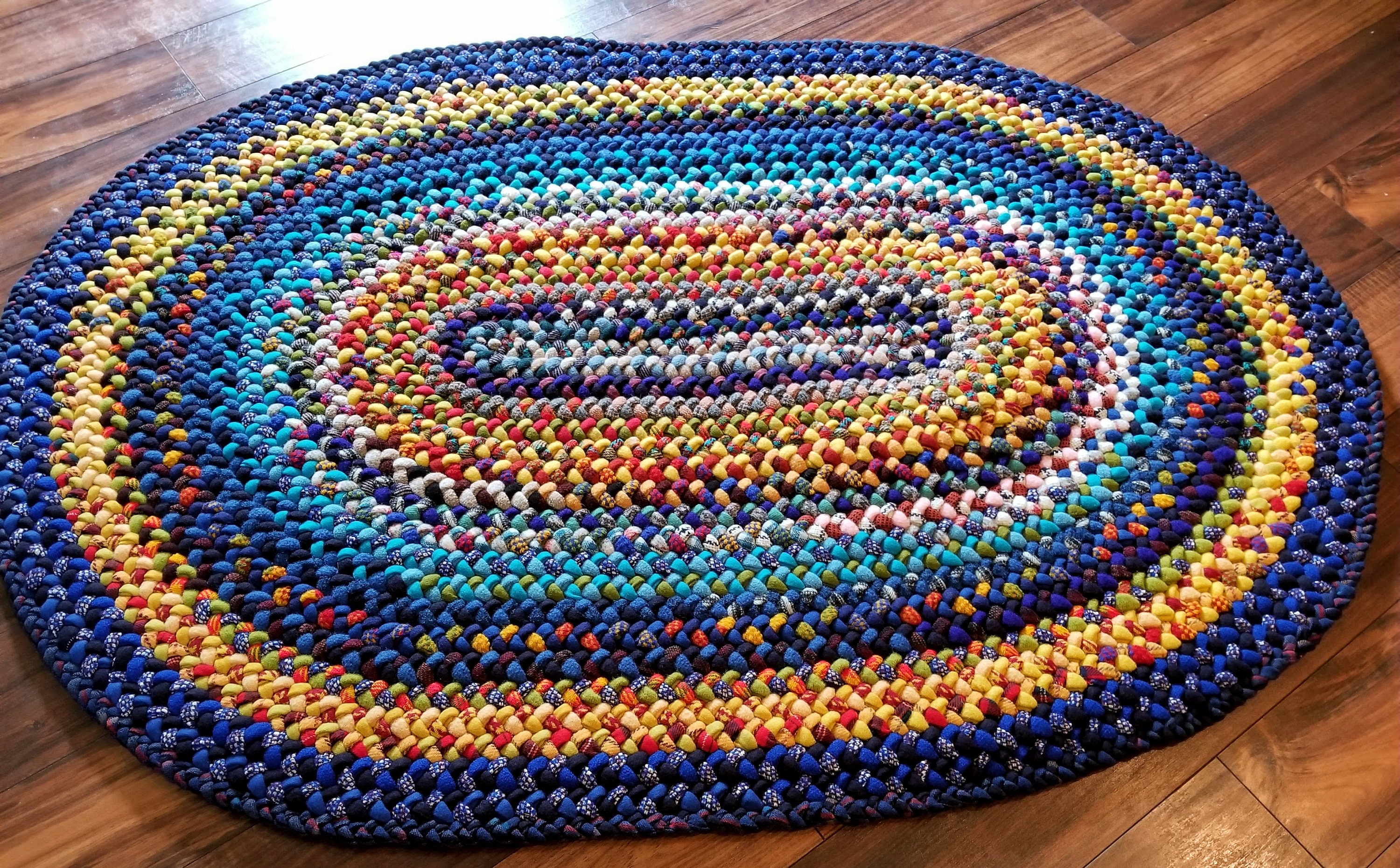 Customized 3 X 4 Foot Oval Wool Rug Will Make in Your Choice of Colors ...