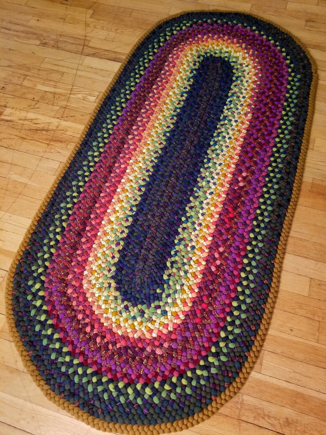 Thick Braided Rug 2.5 by 5 Foot in Your Color Choice - Etsy