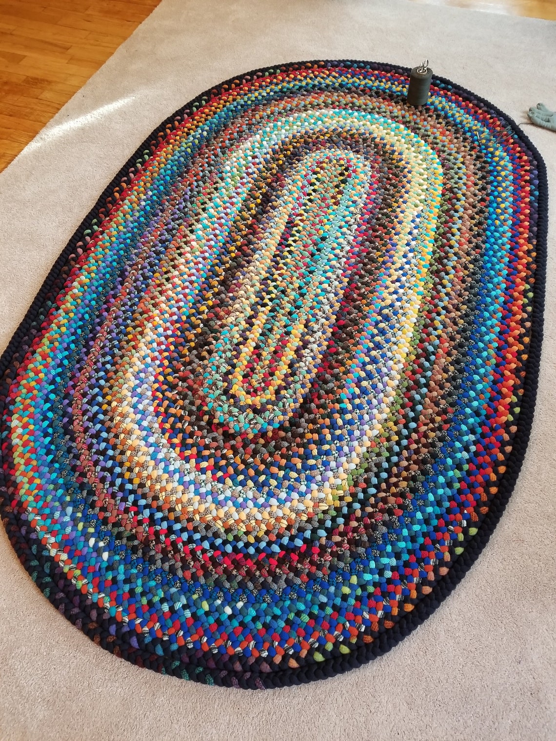 Handmade All Wool 4 X 6 Foot Oval Wool Rug-will Custom Make in Your ...