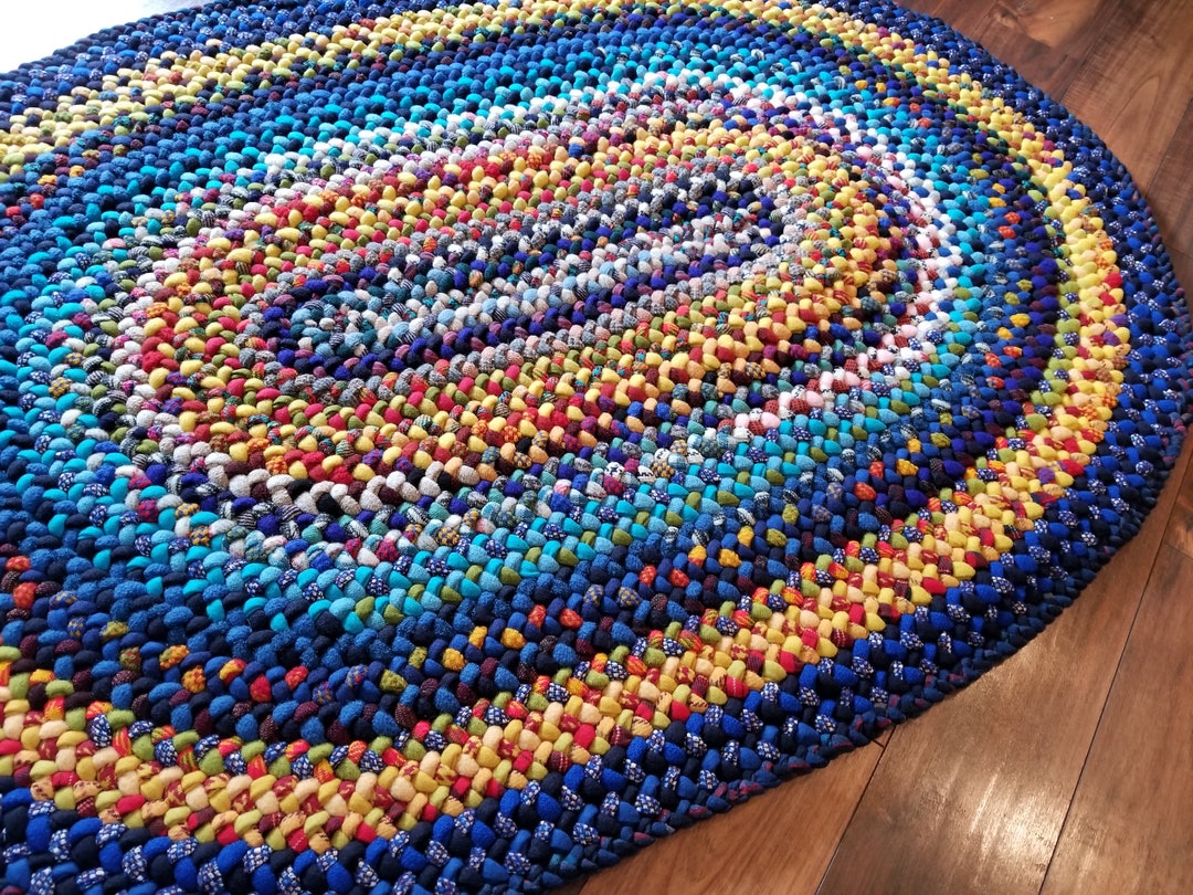 Customized 3 X 4 Foot Oval Wool Rug Will Make in Your Choice of Colors ...
