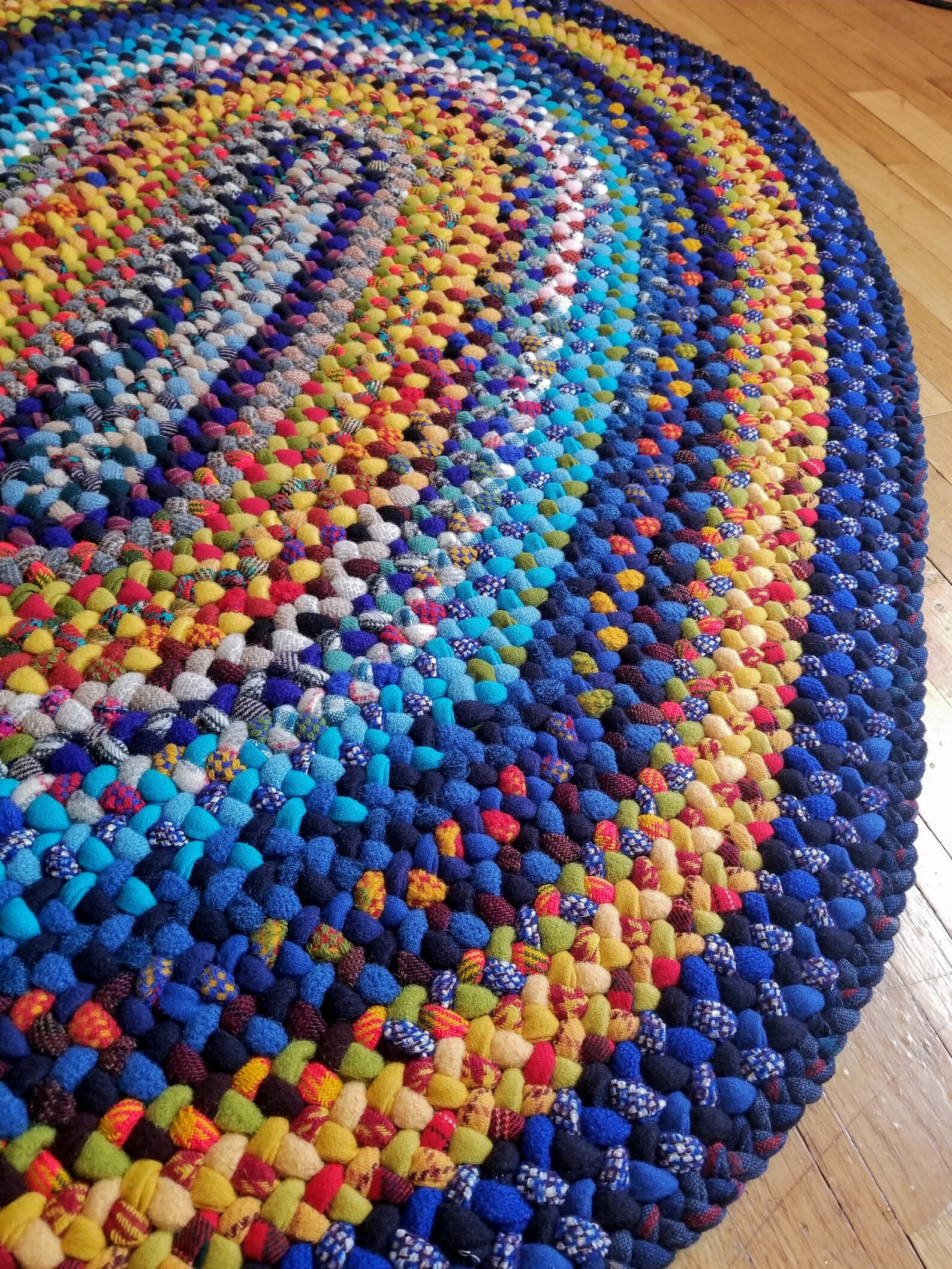 Customized 3 X 4 Foot Oval Wool Rug Will Make in Your Choice of Colors ...