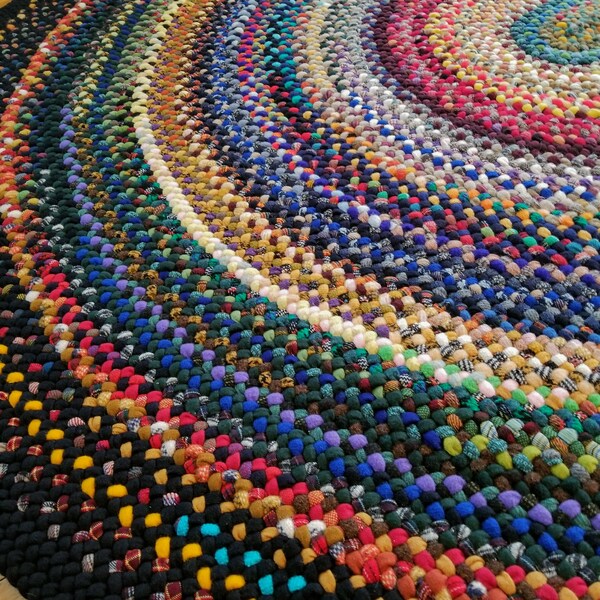 Wool Braided Rug - Etsy