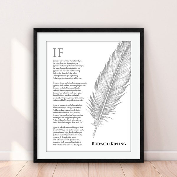 If Rudyard Kipling - Etsy