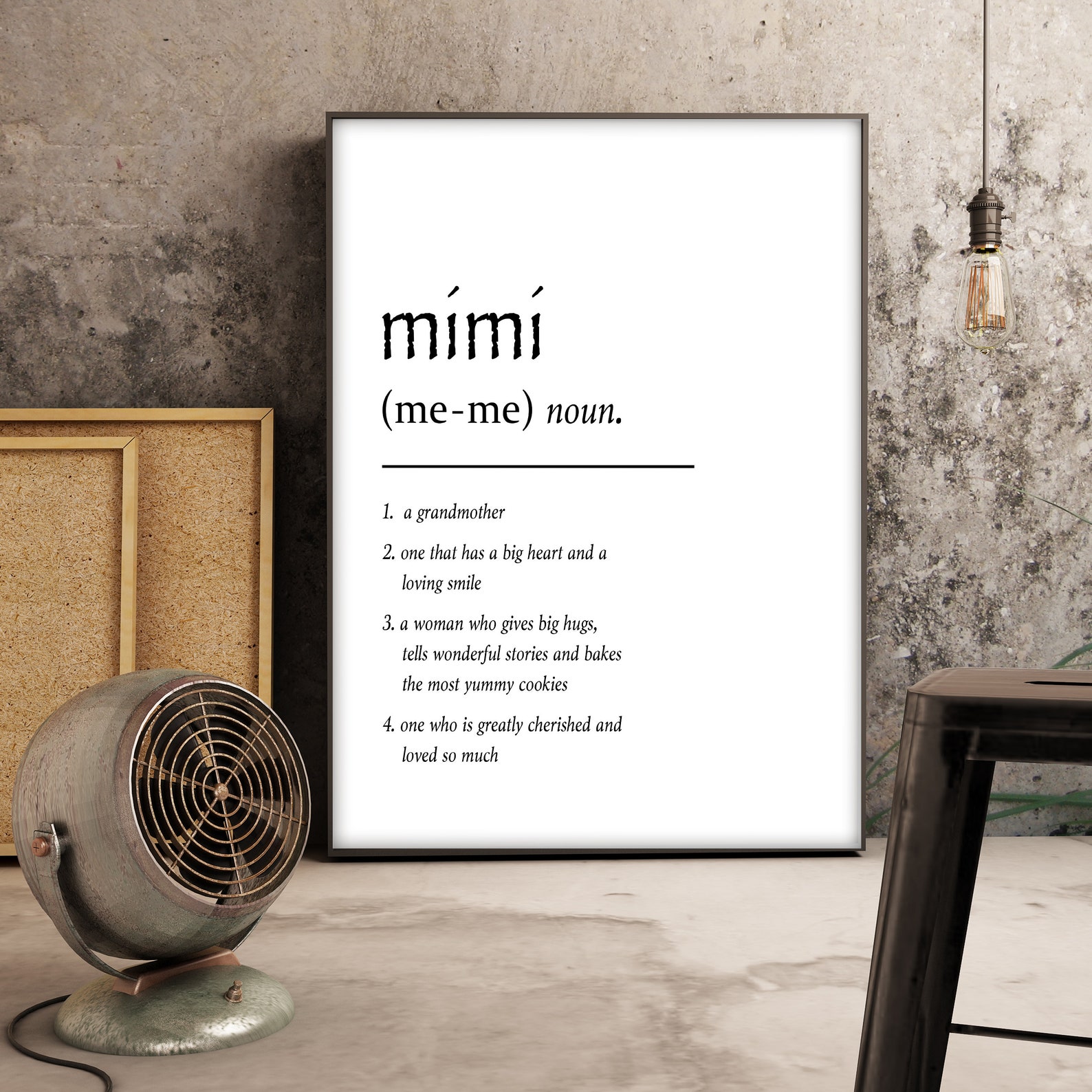 Mimi Gift Gift From Grandchildren Mimi Definition - Etsy