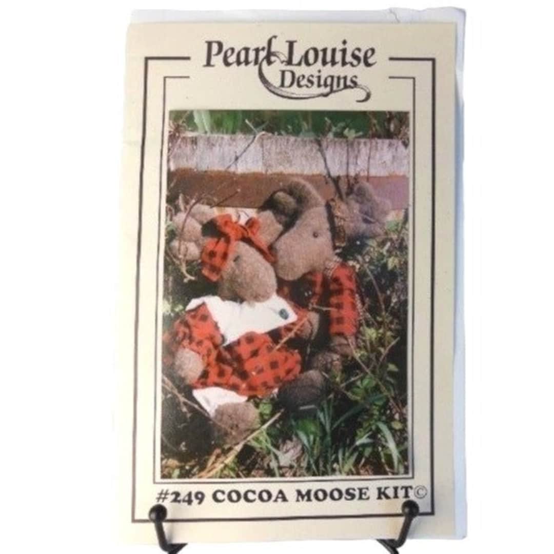 Cocoa Moose Stuffed Animal Kit Pearl Louise Designs 249 - Etsy
