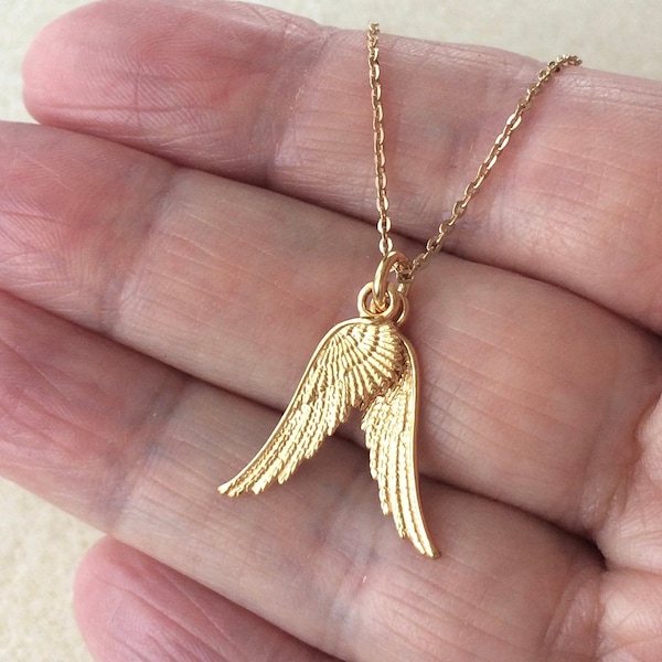 Angel Wings Necklace - Etsy