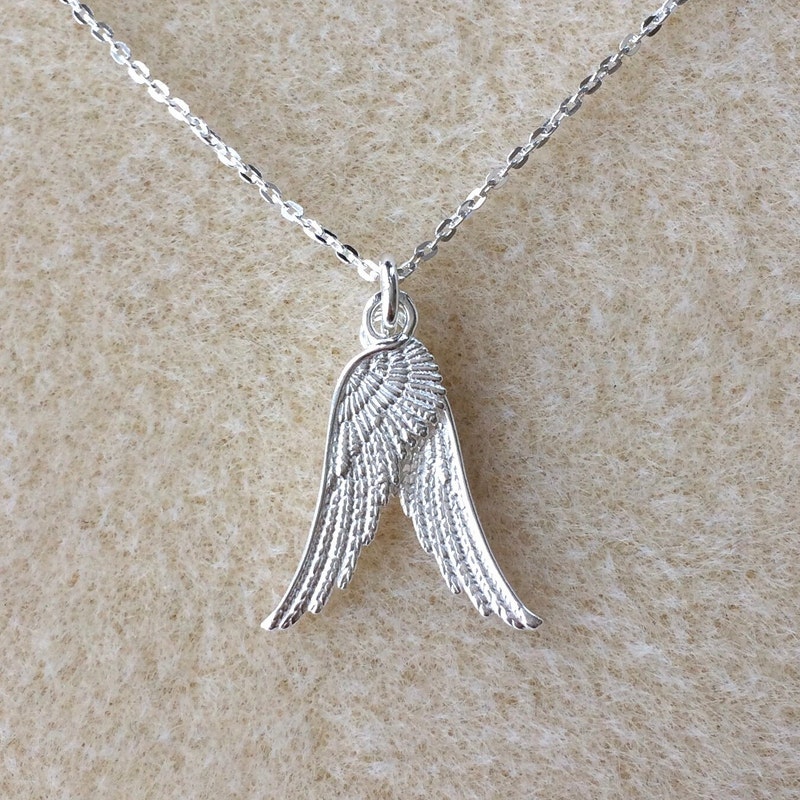 Angel Wings Necklace - Etsy