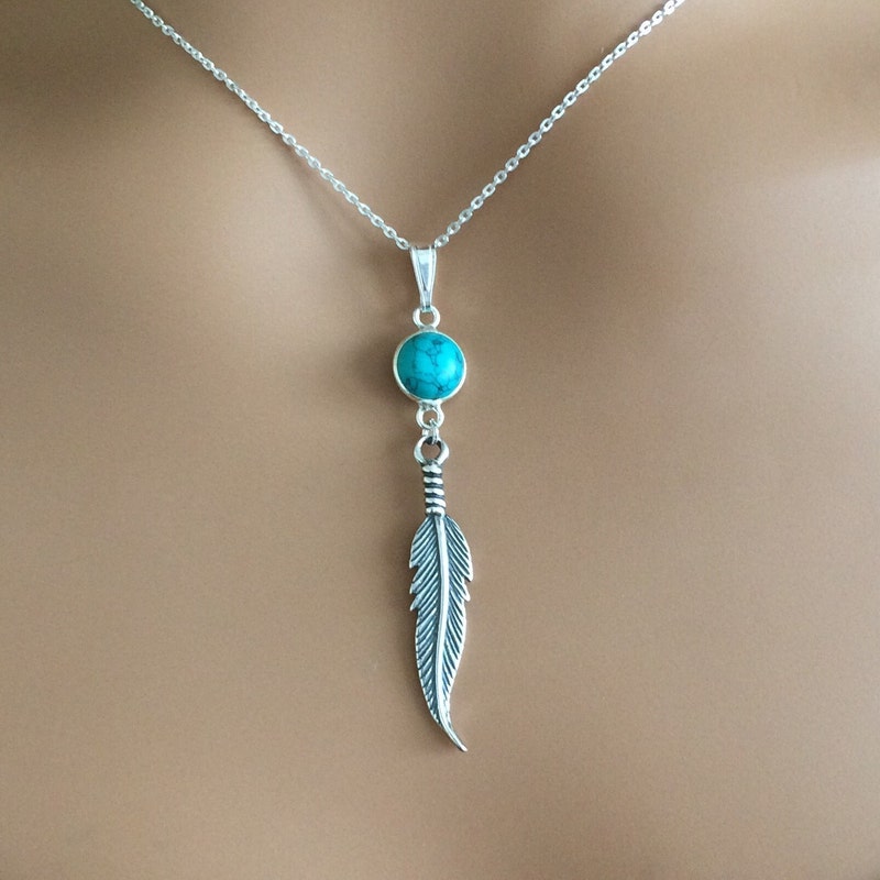 Turquoise Feathers - Etsy