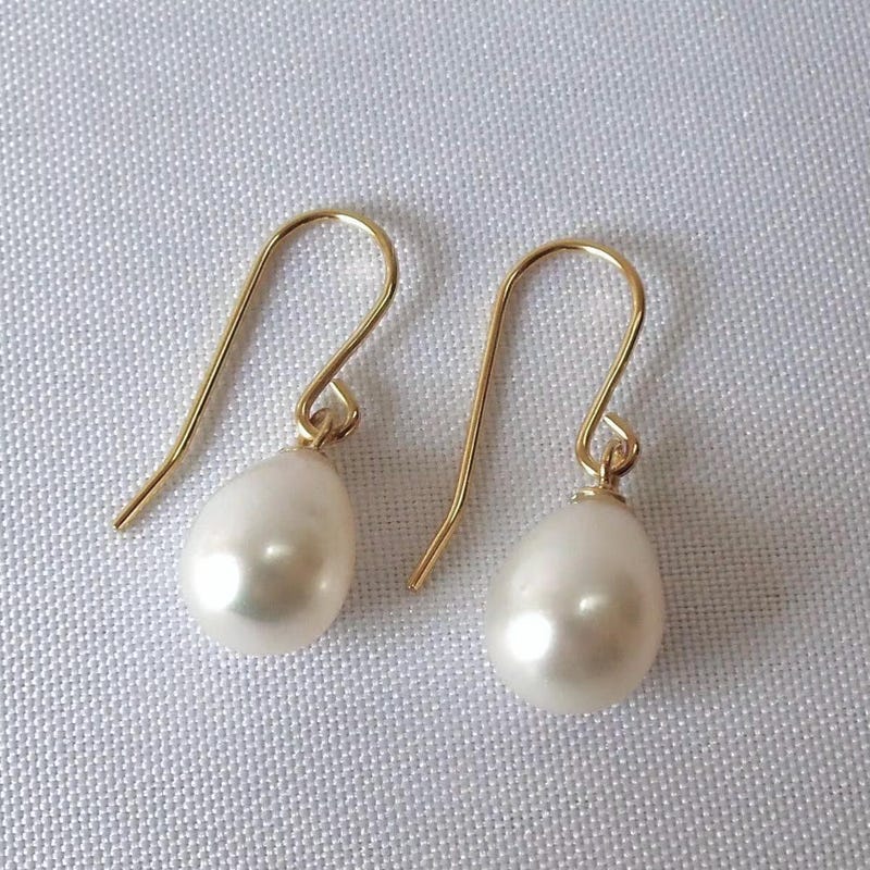 Pearl Drop Earrings - Etsy