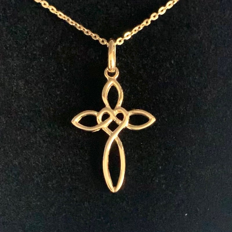 Blue Infinity Pendant - Etsy UK