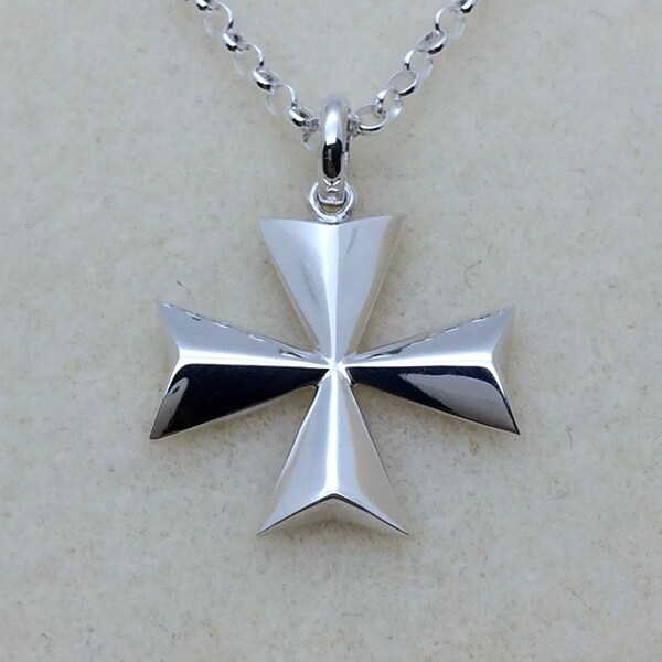 Silver Maltese Cross - Etsy