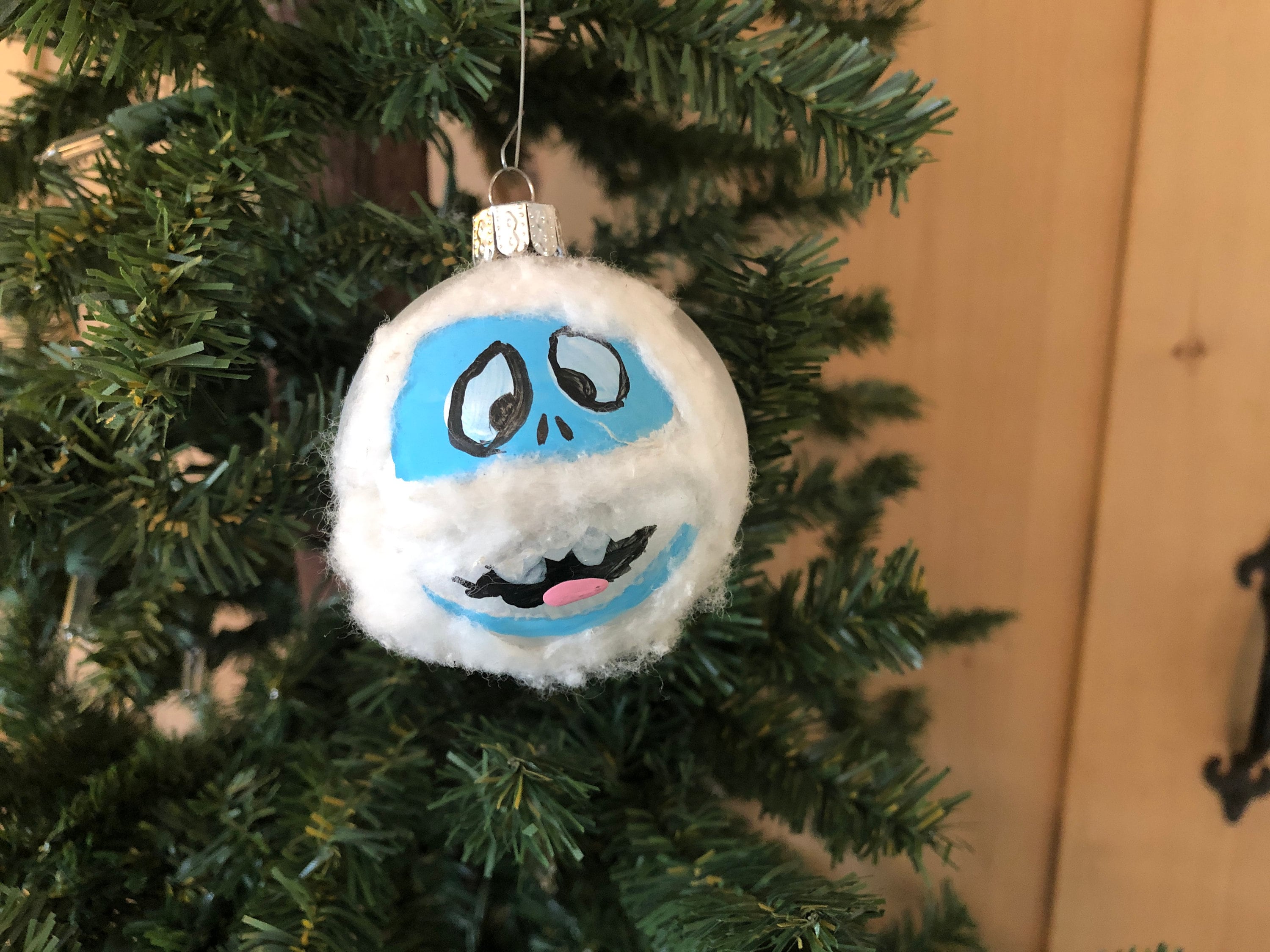 Hand Painted Christmas Yeti Ornaments - Etsy