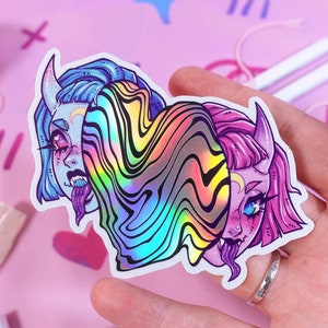 Head Split Psychedelic Trip Amai Kawaii Demon Vinyl Clear - Etsy