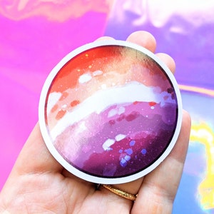 LGBTQ Pride Planets Stickers Transgender Bisexual Asexual Pansexual ...