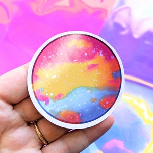 LGBTQ Pride Planets Stickers Transgender Bisexual Asexual Pansexual ...