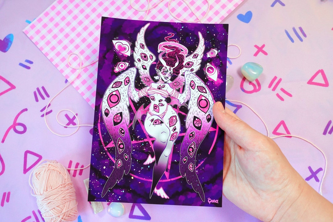 Dark Biblically Accurate Angel Ophanim Cherubim Many Eyed Ones Art ...