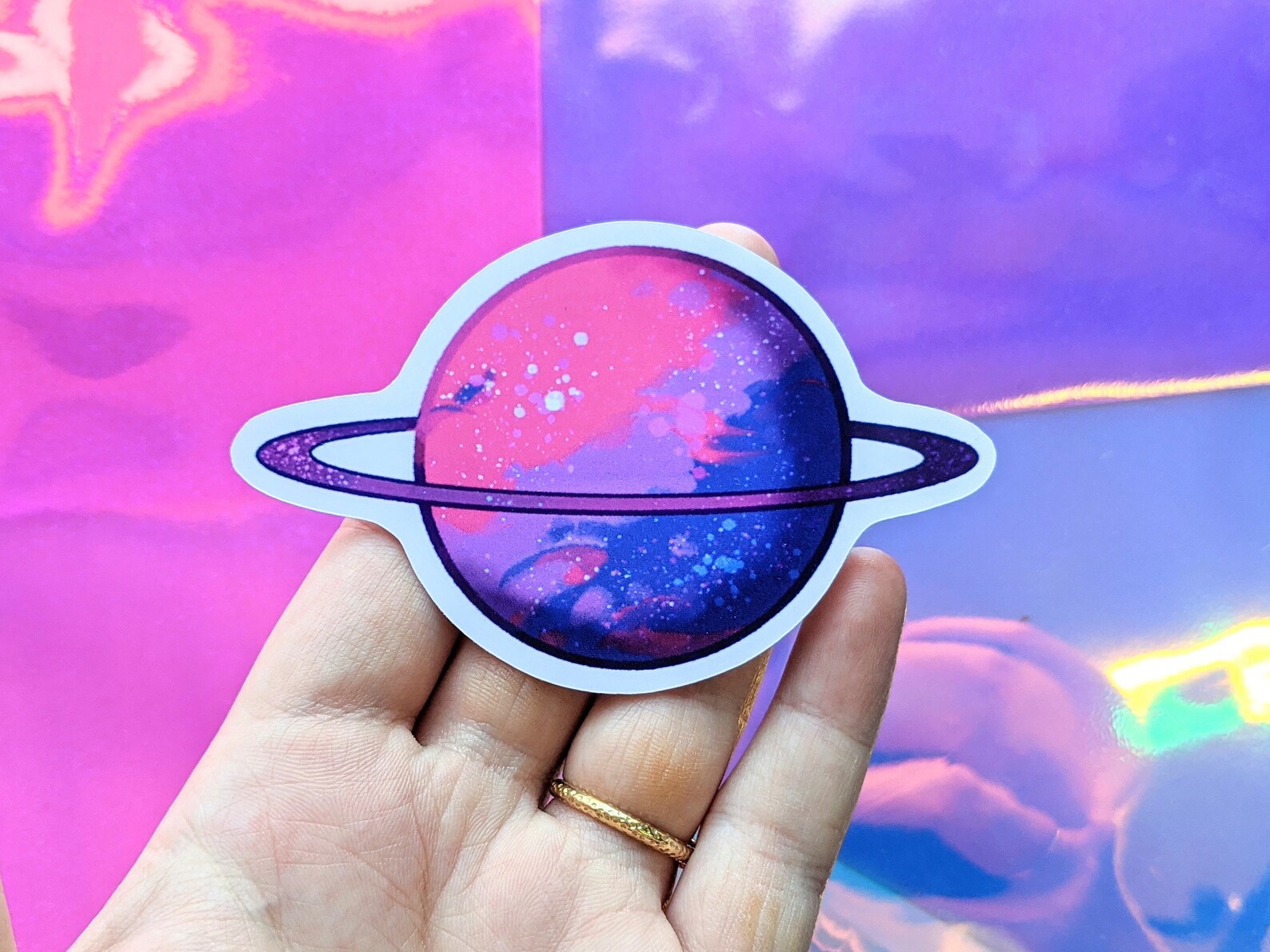 LGBTQ Pride Planets Stickers Transgender Bisexual Asexual - Etsy UK