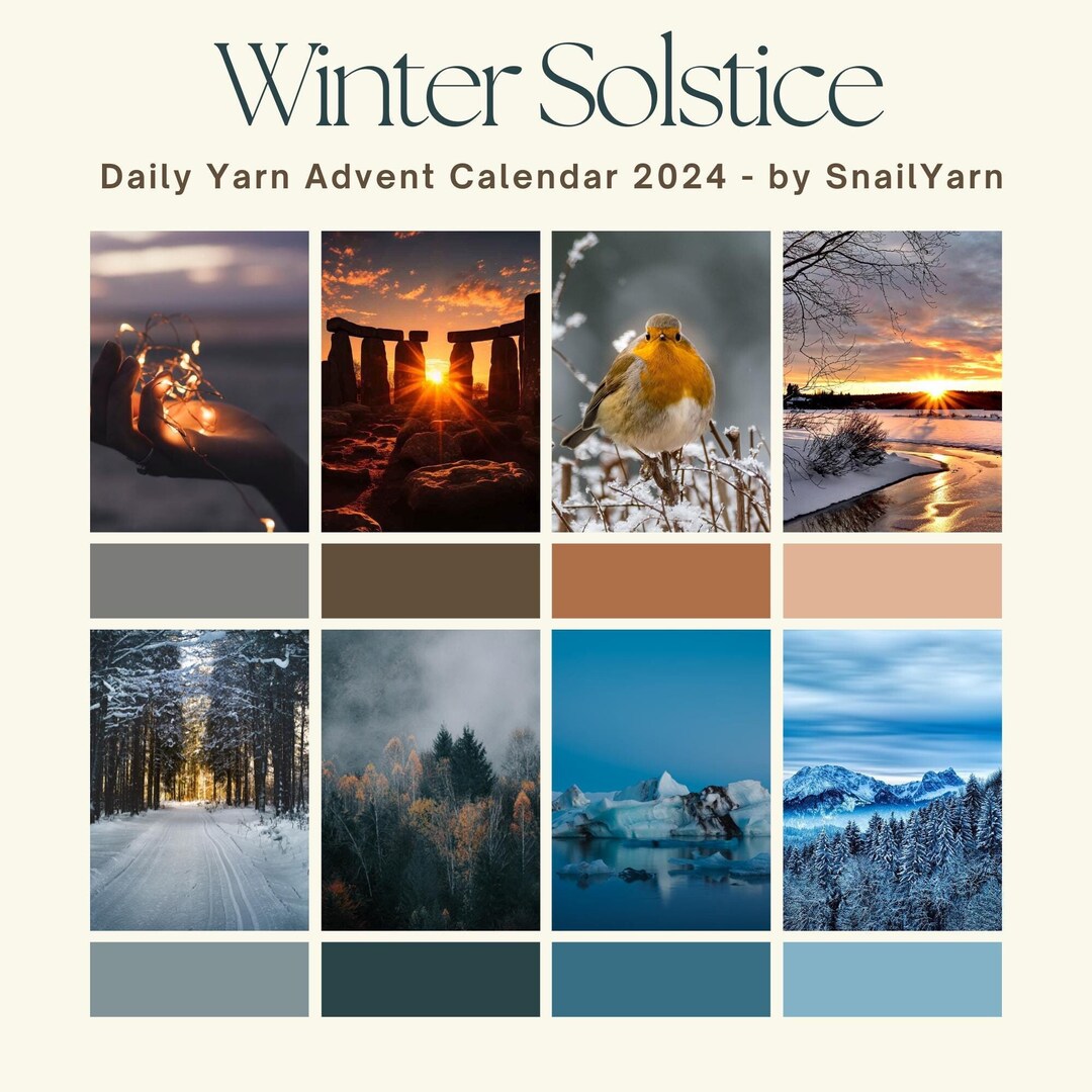 Yarn Advent Calendar 2024 winter Solstice Daily Mini Skeins - Etsy UK