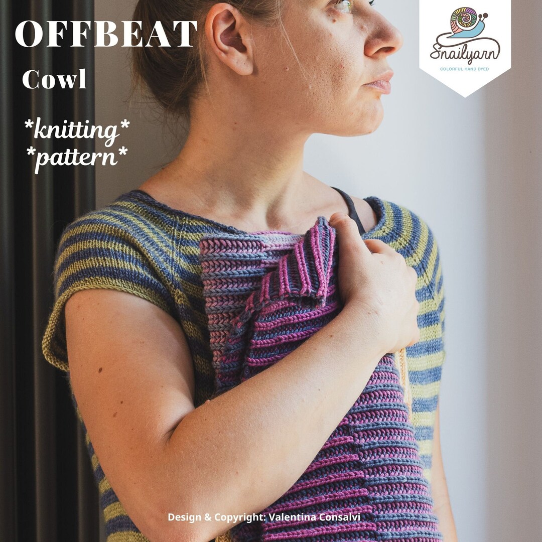 Offbeat Cowl - Knitting Pattern - Digital Pdf Download - Etsy