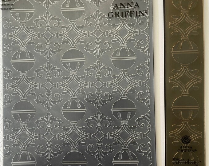 Anna Griffin Embossing Folders w matching border folders 5x7 Size ...