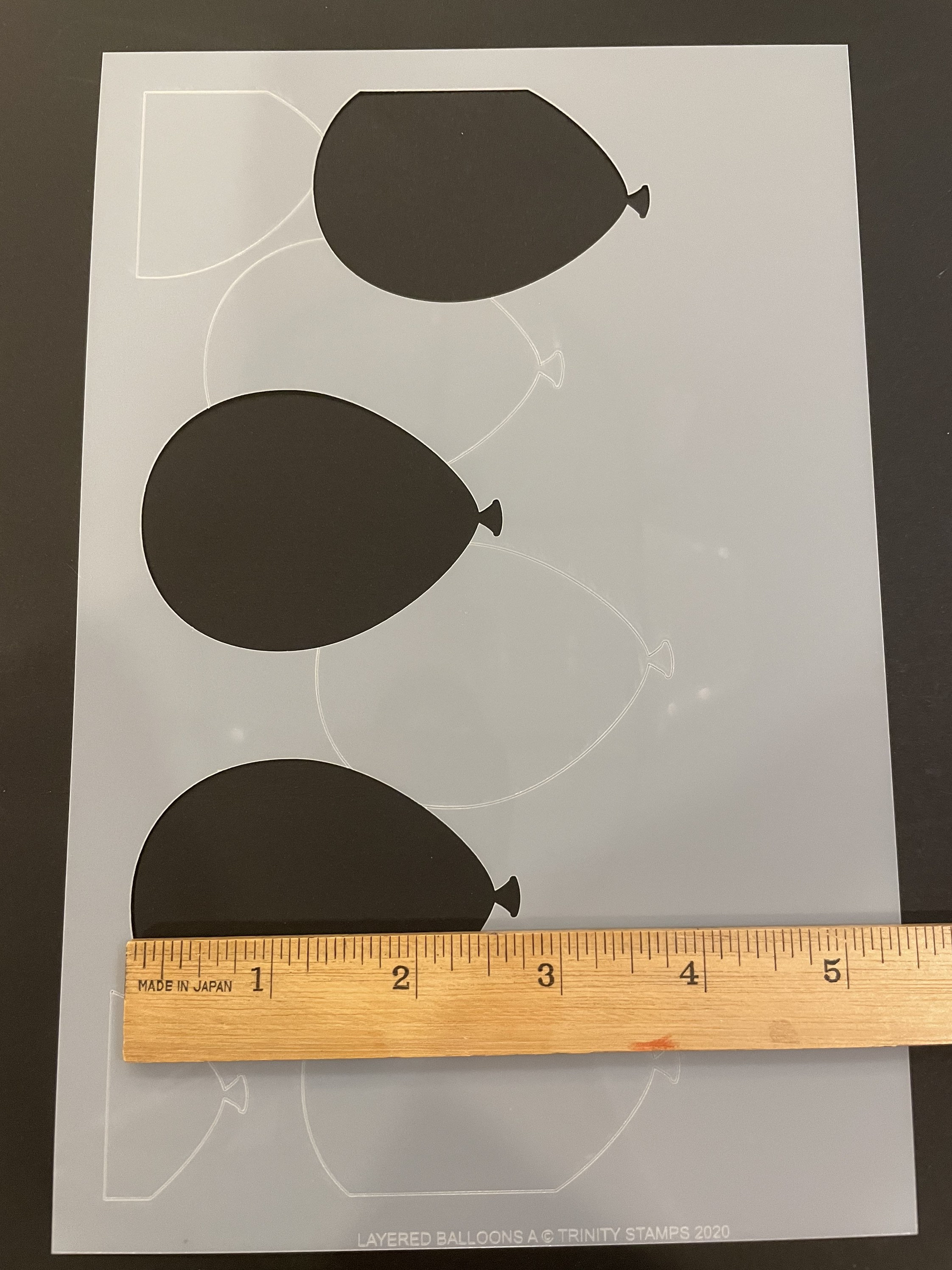 Trinity Stamps Layered Balloons Stencil Set - Etsy
