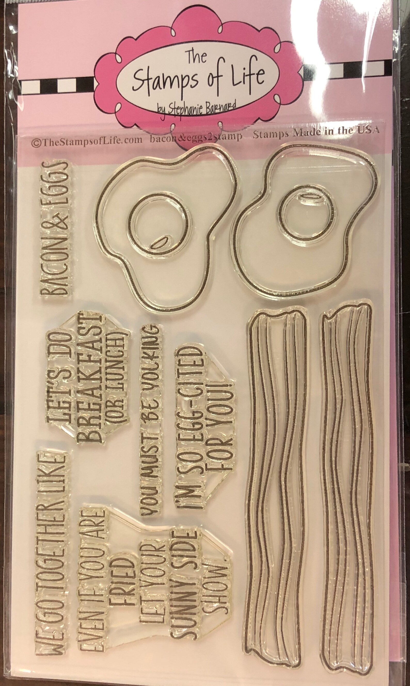 The Stamps of Life: Stamps & Dies Set. BACON BRAND NEW - Etsy