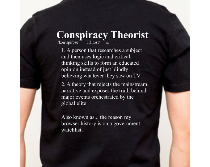 Conspiracy Theorist Definition SVG - Etsy