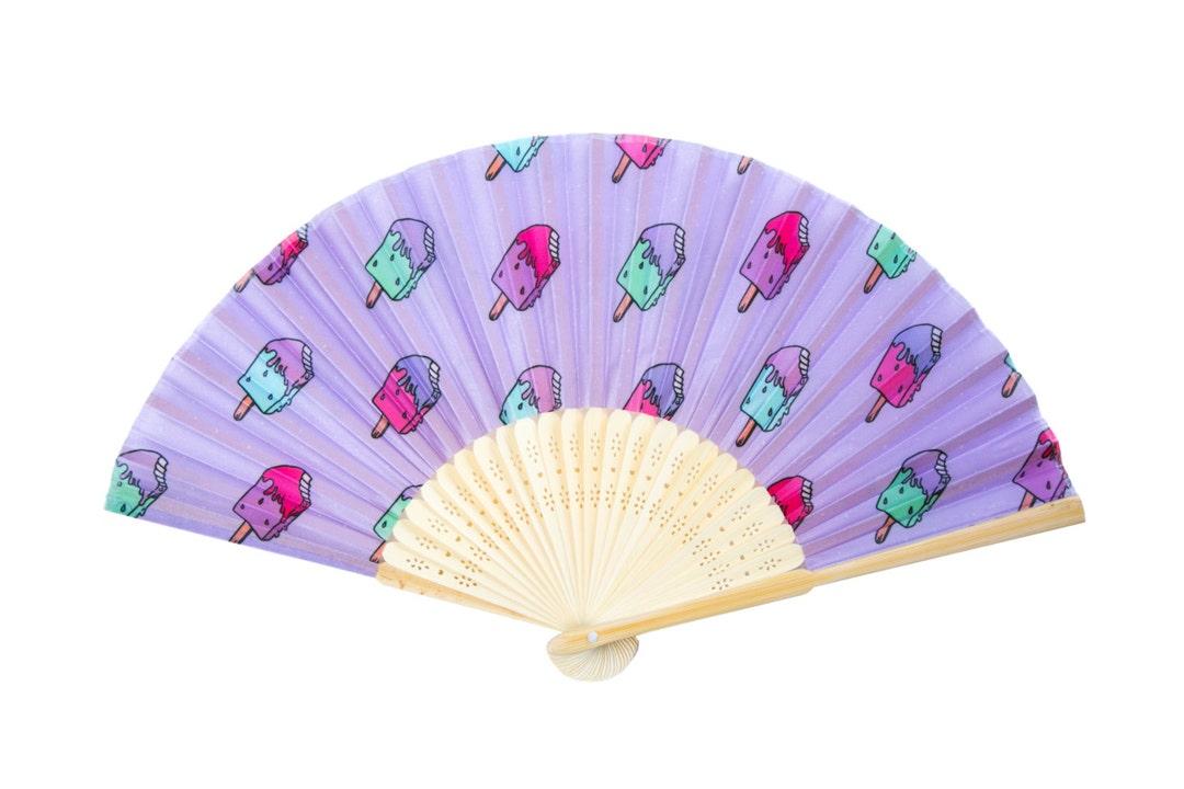 Popsicle Hand Fan - Etsy