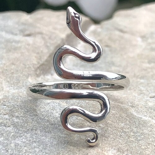 Snake Ring 925 Sterling Silver Adjustable Adjustable Ring - Etsy
