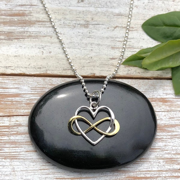 Infinity Heart Charm - Etsy