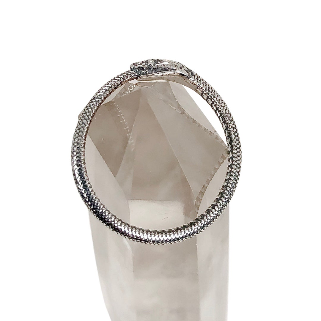 Ouroboros Snake Ring Handmade Jewelry Rings Sterling Silver Snake Ring ...