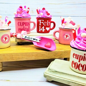 Valentine Tiered Tray Decor/cupid Display/mini Rolling Pins/rae Dunn ...