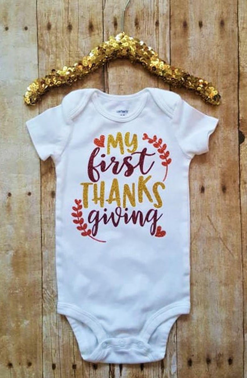 My First Thanksgiving Outfit/turkey Day Shirt/thanksgiving - Etsy