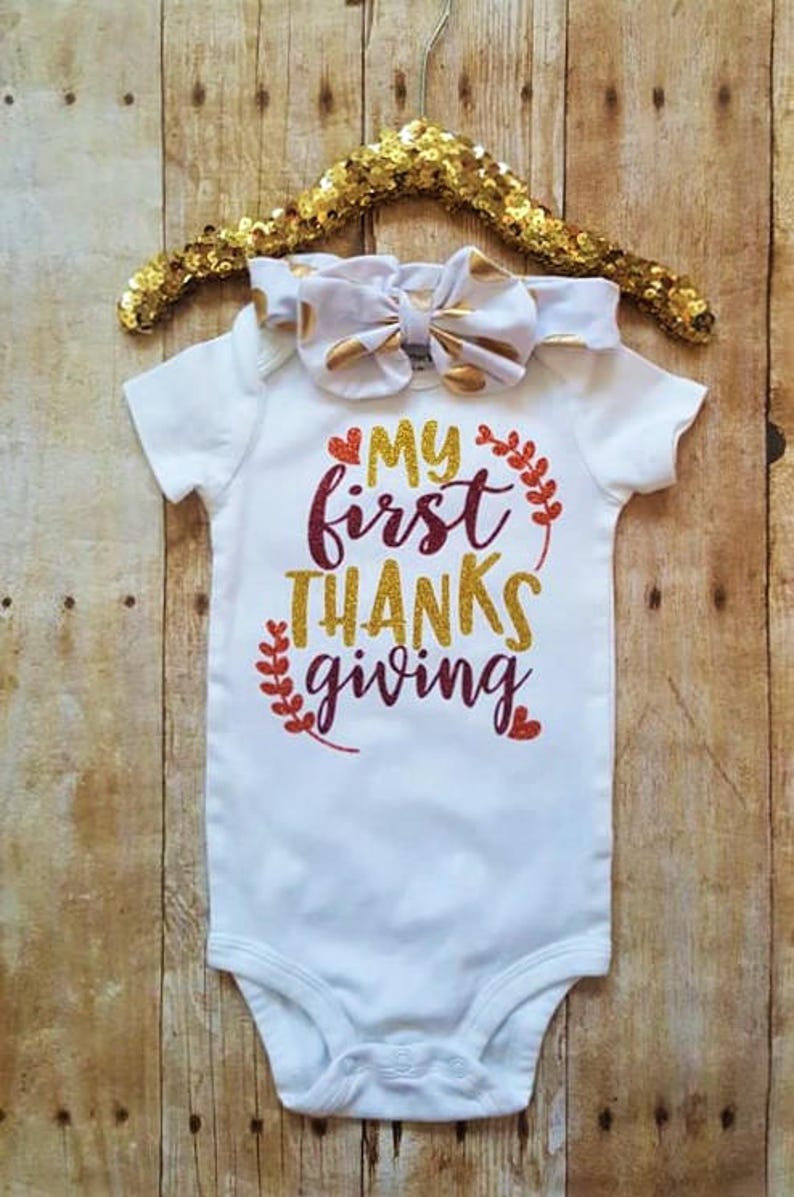 My First Thanksgiving Outfit/turkey Day Shirt/thanksgiving - Etsy
