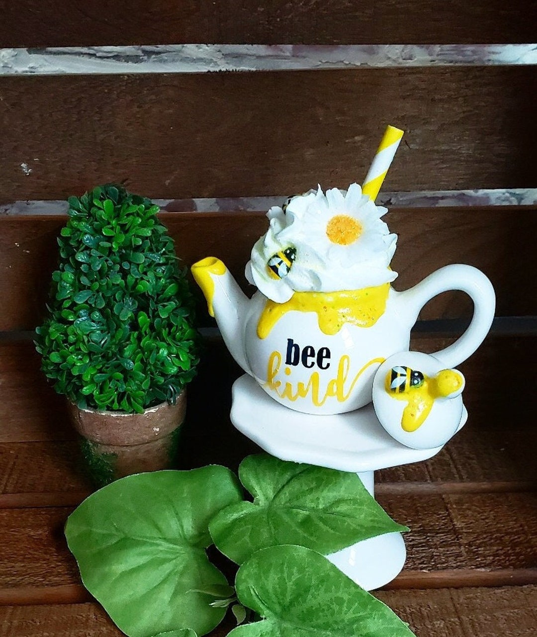 Honey Bee Decor for the Kitchen/tiered Tray Queen Bee Decor/bee Themed ...