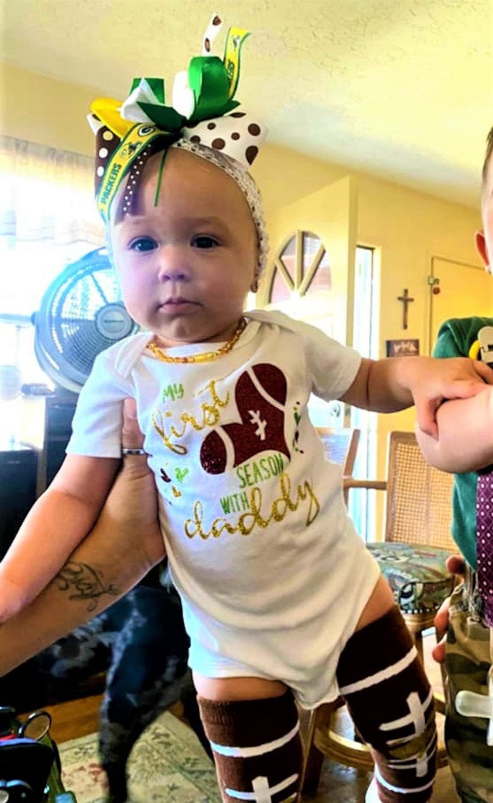 My 1st Football Season With Daddy/football Baby - Etsy