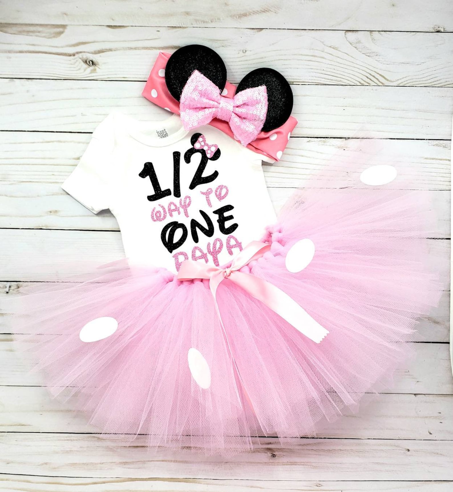 Girls Half Birthday Outfit/ Birthday/1/2 Birthday Outfit/girls - Etsy