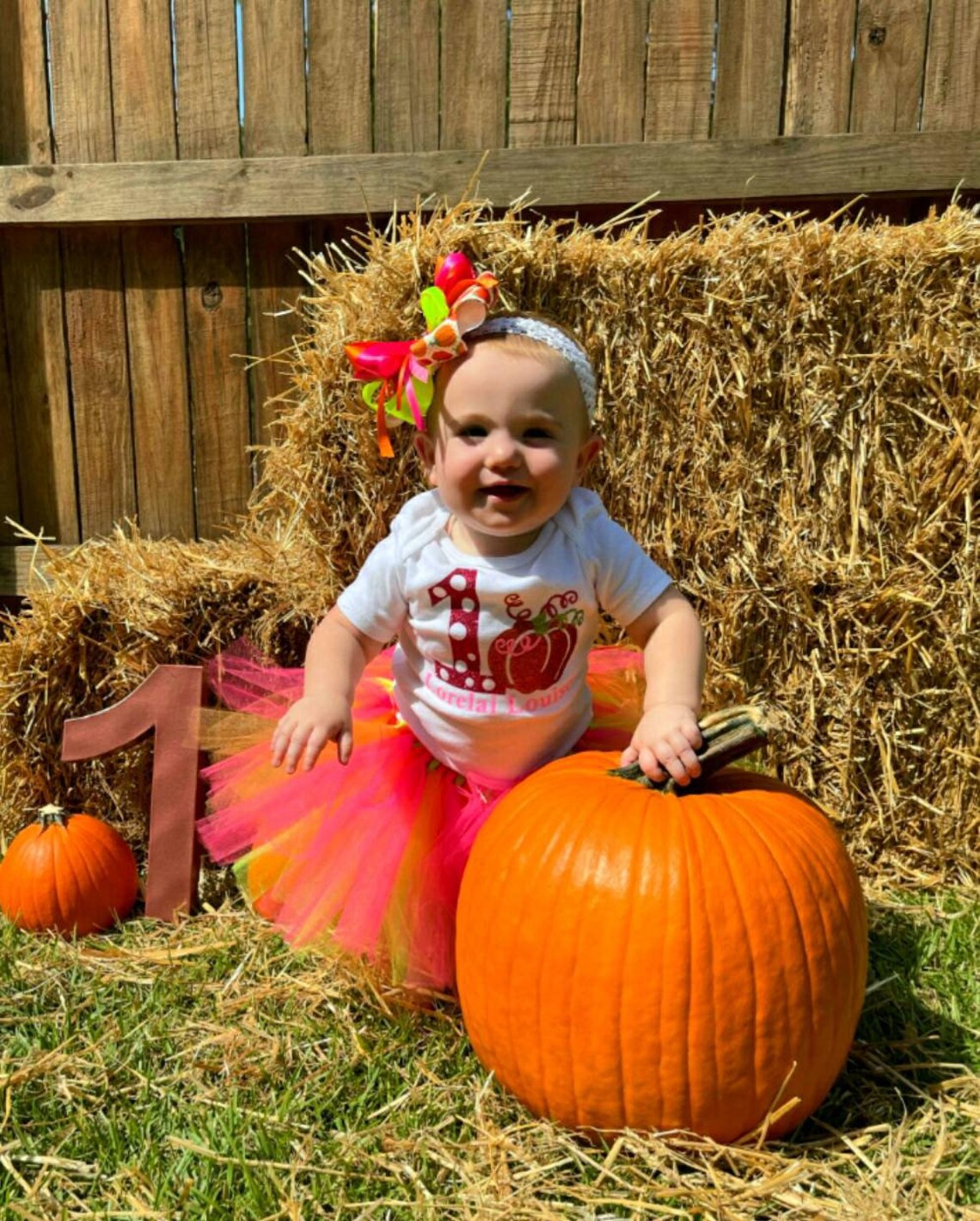 1st Fall Birthday Outfit/girls 1st Birthday Pumpkin - Etsy