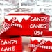 Candy Cane Crates/candy Dishes Tiered Tray Decor/christmas Decor/fake ...