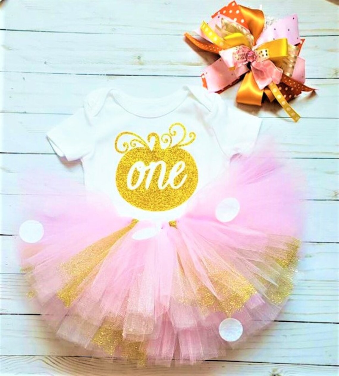 Girls 1st Pumpkin Fall Birthday Outfit/1st Fall Birthday | Etsy