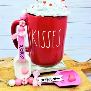 Valentine Tiered Tray Decor/cupid Display/mini Rolling Pins/rae Dunn ...