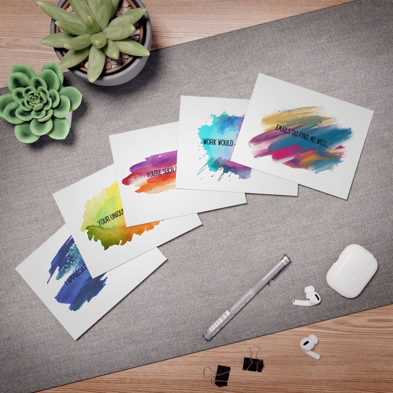 Employee Appreciation Cards | Multi-design Greeting Cards (5-pack) - Etsy