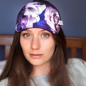 Large Sleep Mask, Silk Eye Mask, Personalised Big Blindfold Gift for ...