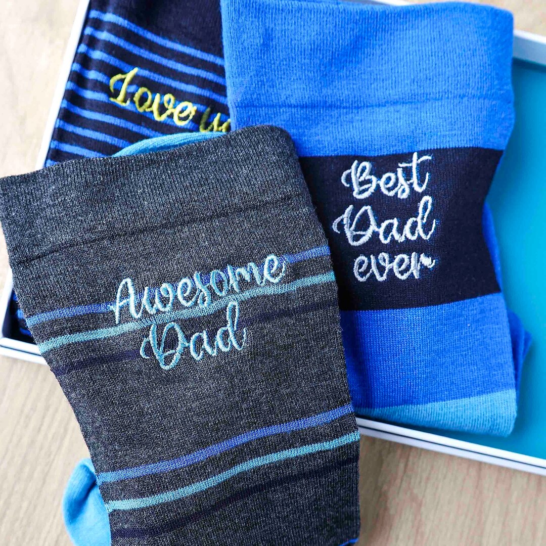 Best Dad Socks Gift Box Set - Etsy