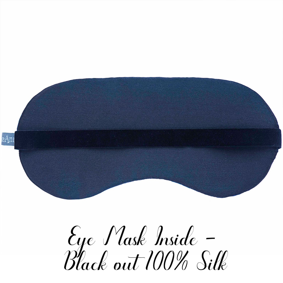 Large Sleep Mask, Silk Eye Mask, Personalised Big Blindfold Gift for ...