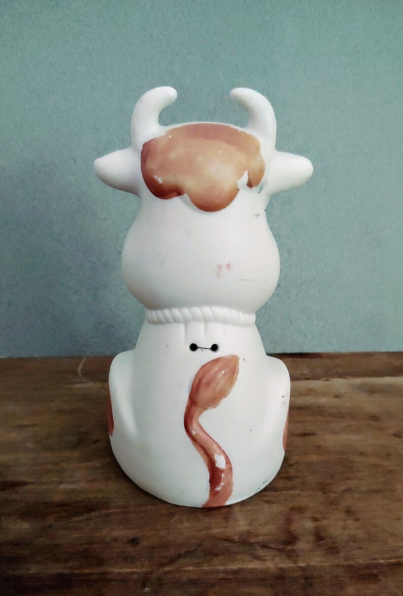 Vintage Ceramic Cow Bell Figurine Ceramic Cow by Lego Farm - Etsy