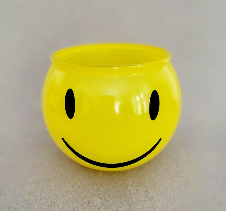 Smiley Face Planter - Happy Face Trinket Box - Smiley Face Home Decor ...