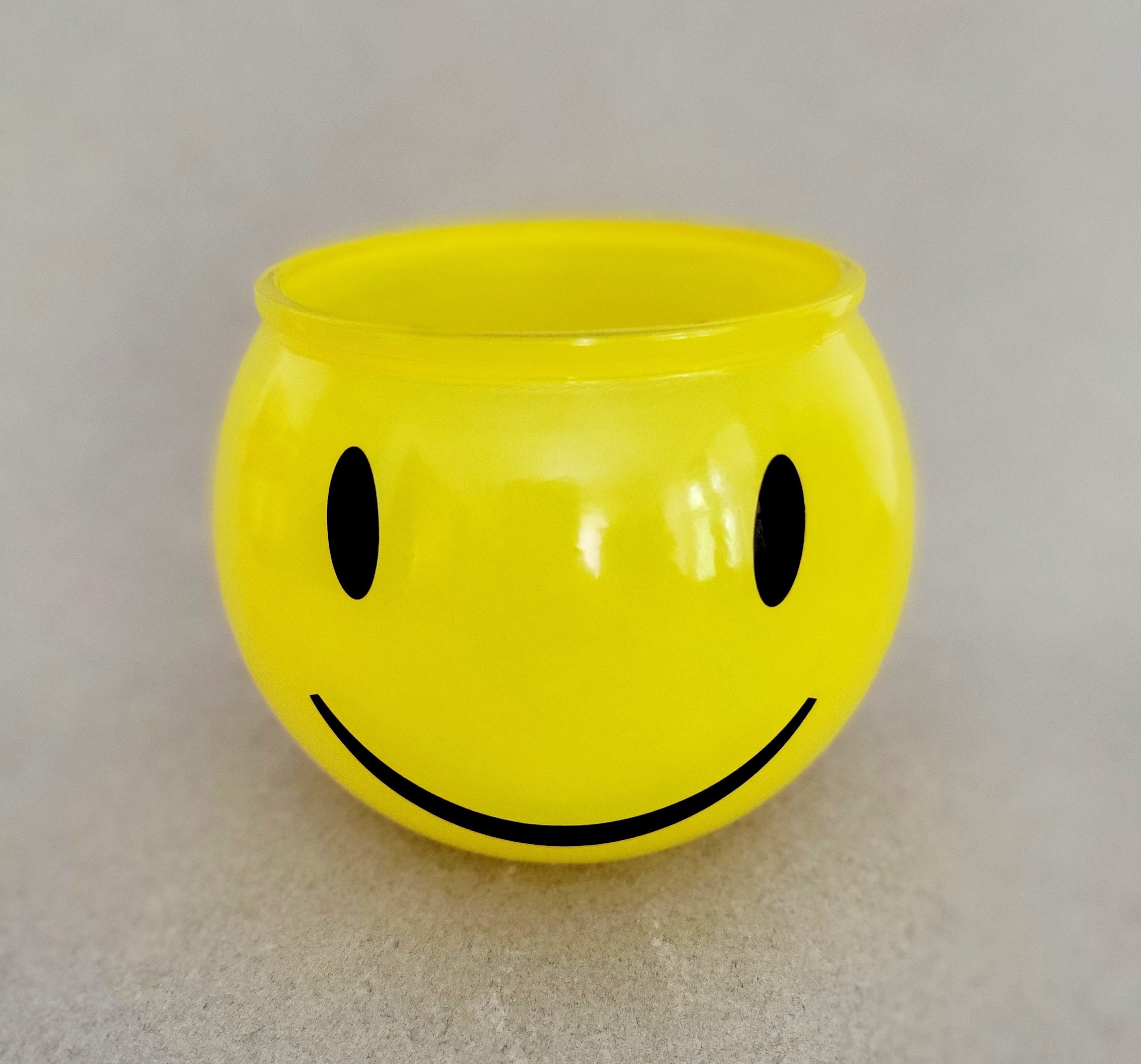 Smiley Face Planter - Happy Face Trinket Box - Smiley Face Home Decor ...