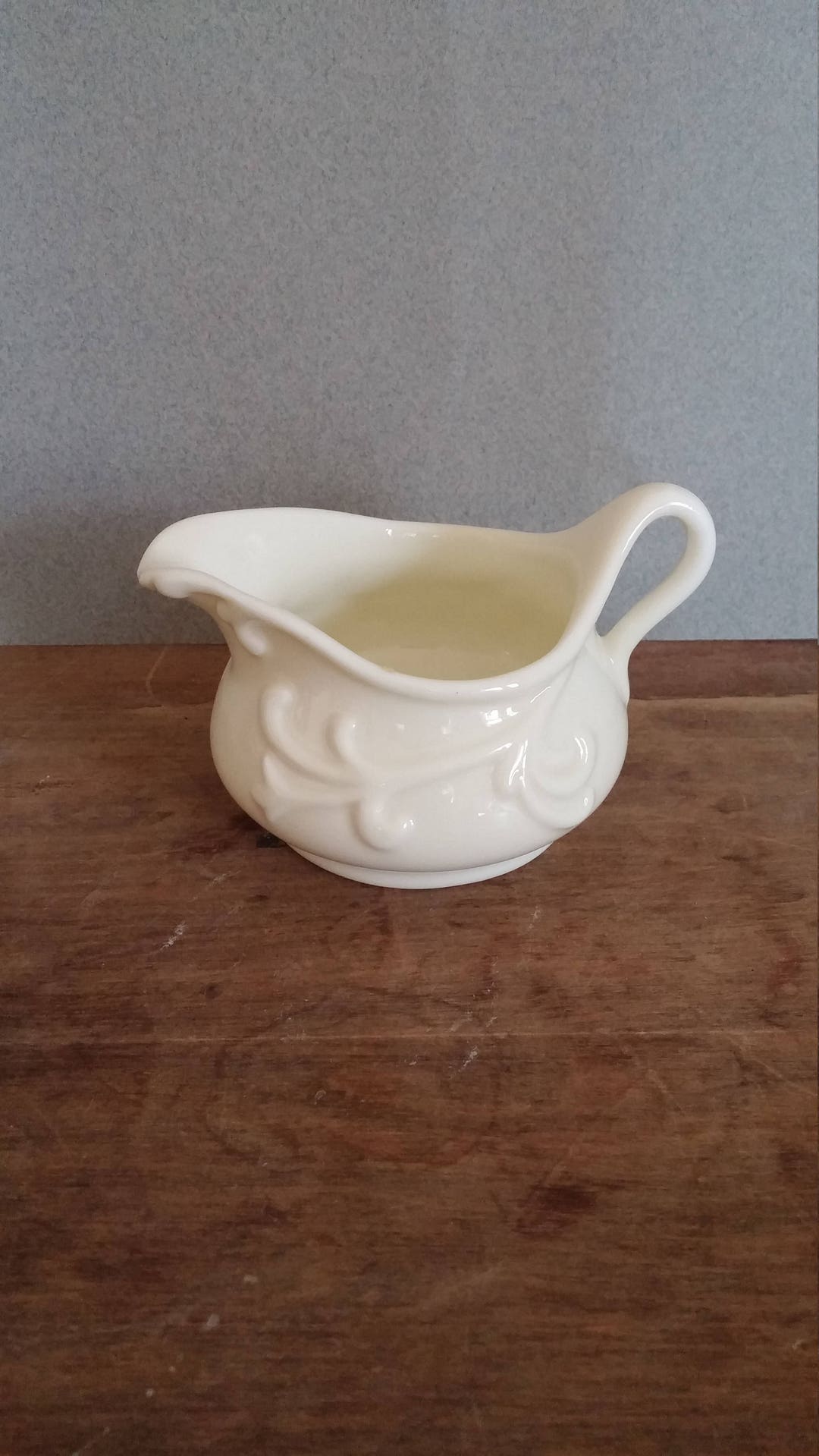 Vintage Ceramic Porcelain Lefton Creamer - Ivory Color Collectible ...
