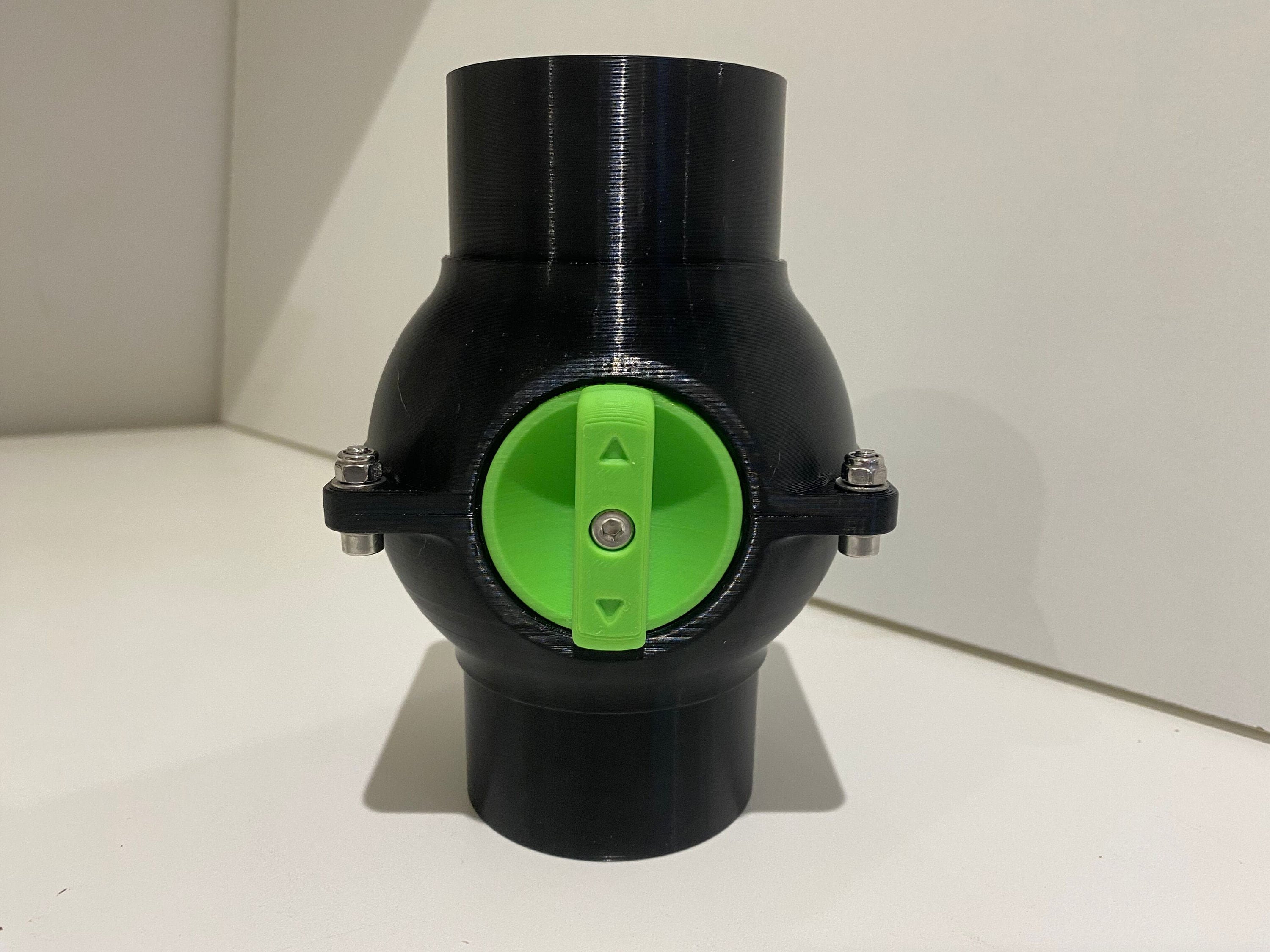 Vacuum Dust Extraction 63mm / 2.5'' Ball Valve Blast Gate - Etsy